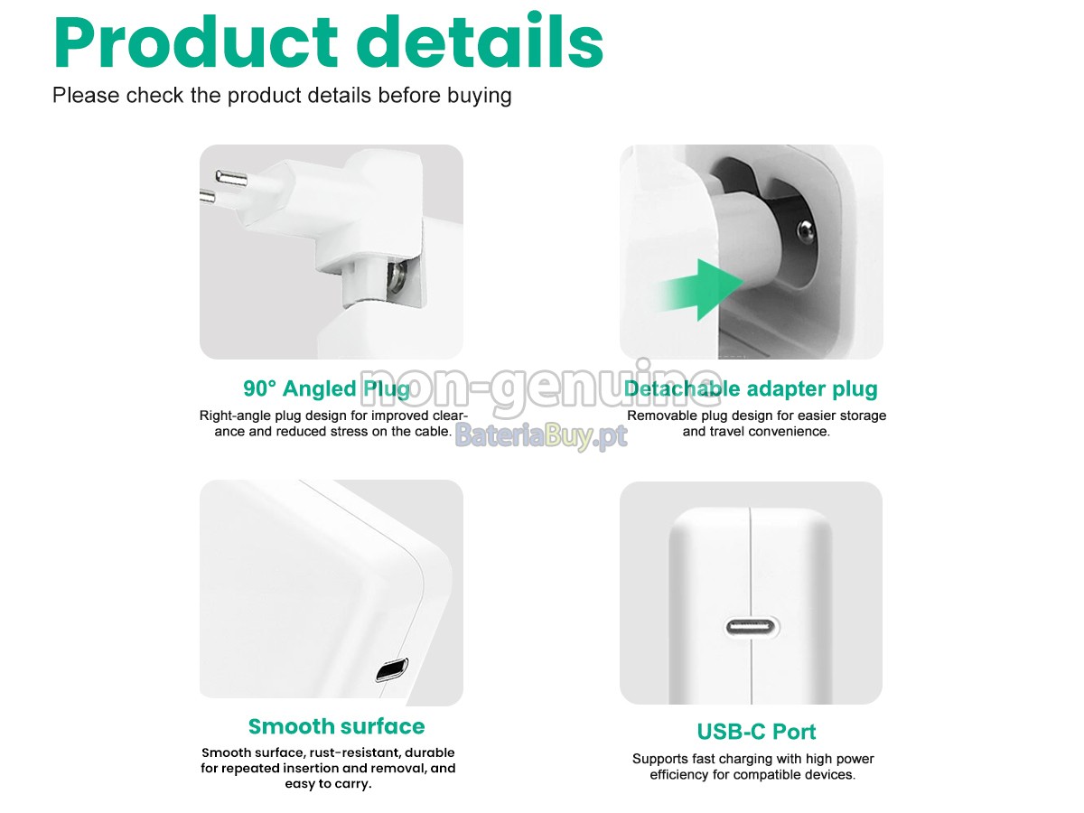 Adaptador Apple IPHONE 15 PRO | bateriabuy.pt