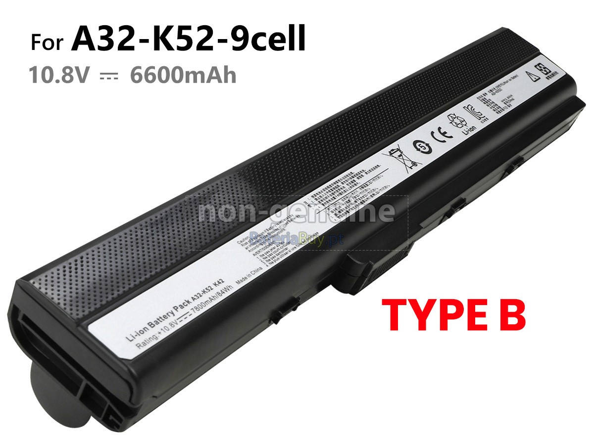 Bateria do computador portátil Asus X52J | bateriabuy.pt